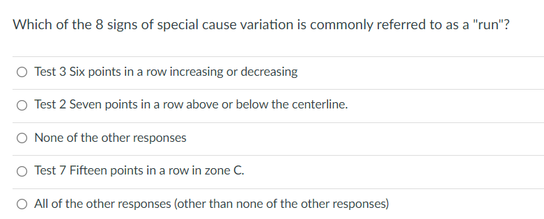 Solved Question 12 Which of the following 8 signs of special | Chegg.com