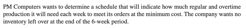 Solved PM Computers assembles its own brand of personal | Chegg.com