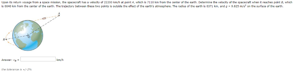 Solved Upon its returm voyage from a space mission, the | Chegg.com