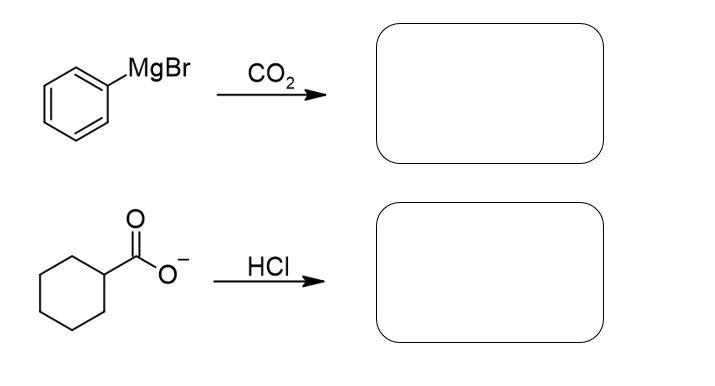Solved MgBr CO2 obs HCI | Chegg.com