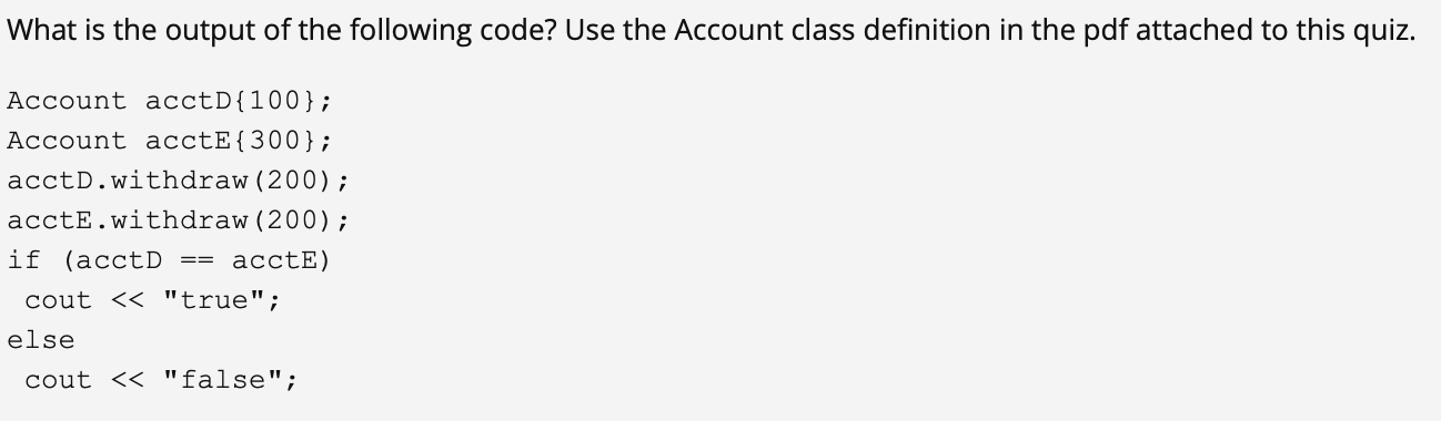 Solved Use the PDF to answer the following C++ questions: | Chegg.com