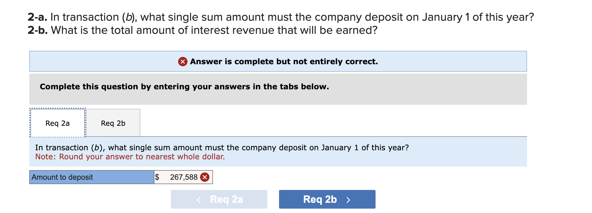 Solved 2-a. In transaction (b), what single sum amount must | Chegg.com