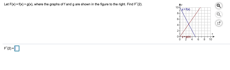 Solved Let F(x) = f(x) + g(x), where the graphs of f and g | Chegg.com
