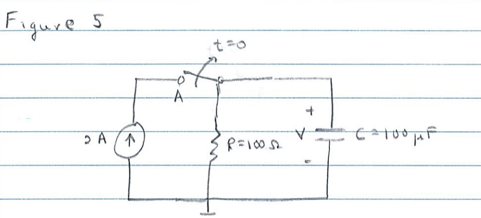 Solved 5. [RC Circuits] Consider the circuit shown in Figure | Chegg.com