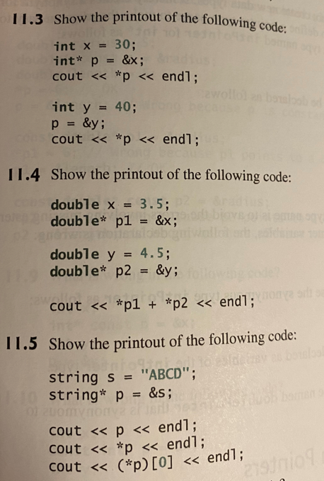Solved 1. (18 points) Work Checkpoint Exercise 11.3, 11.4, | Chegg.com