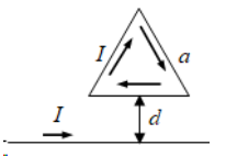 Solved As shown in the figure, a current I is flowing | Chegg.com