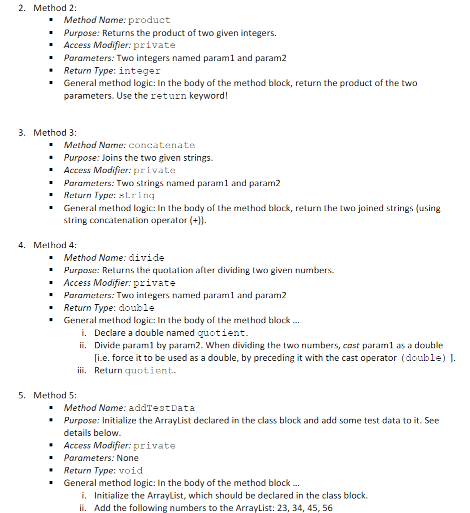 Solved Description You will be using the Eclipse IDE for | Chegg.com