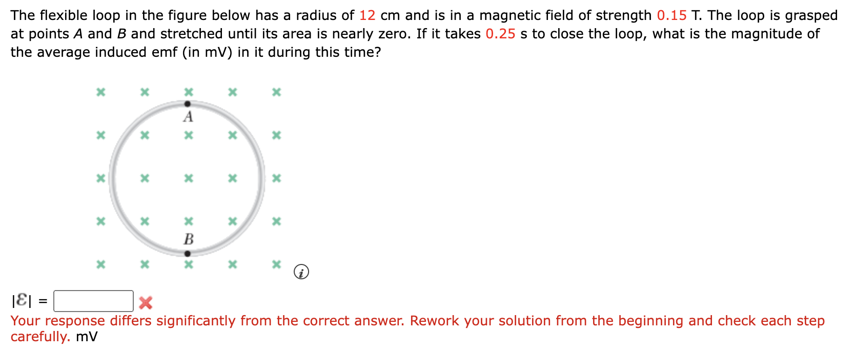 Solved The flexible loop in the figure below has a radius of | Chegg.com