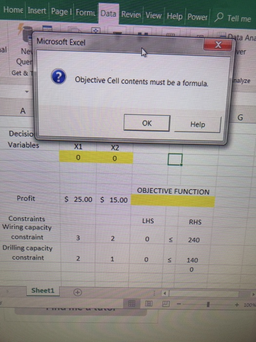 Solved Home Insert Page l Formu Revie View. Help Power ρ | Chegg.com