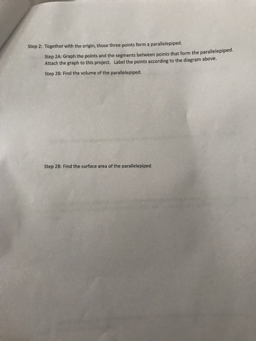 Solved Mini-Project 4: Lines and Planes of a Parallelepiped | Chegg.com