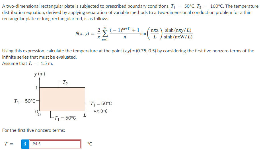 Solved A two-dimensional rectangular plate is subjected to | Chegg.com