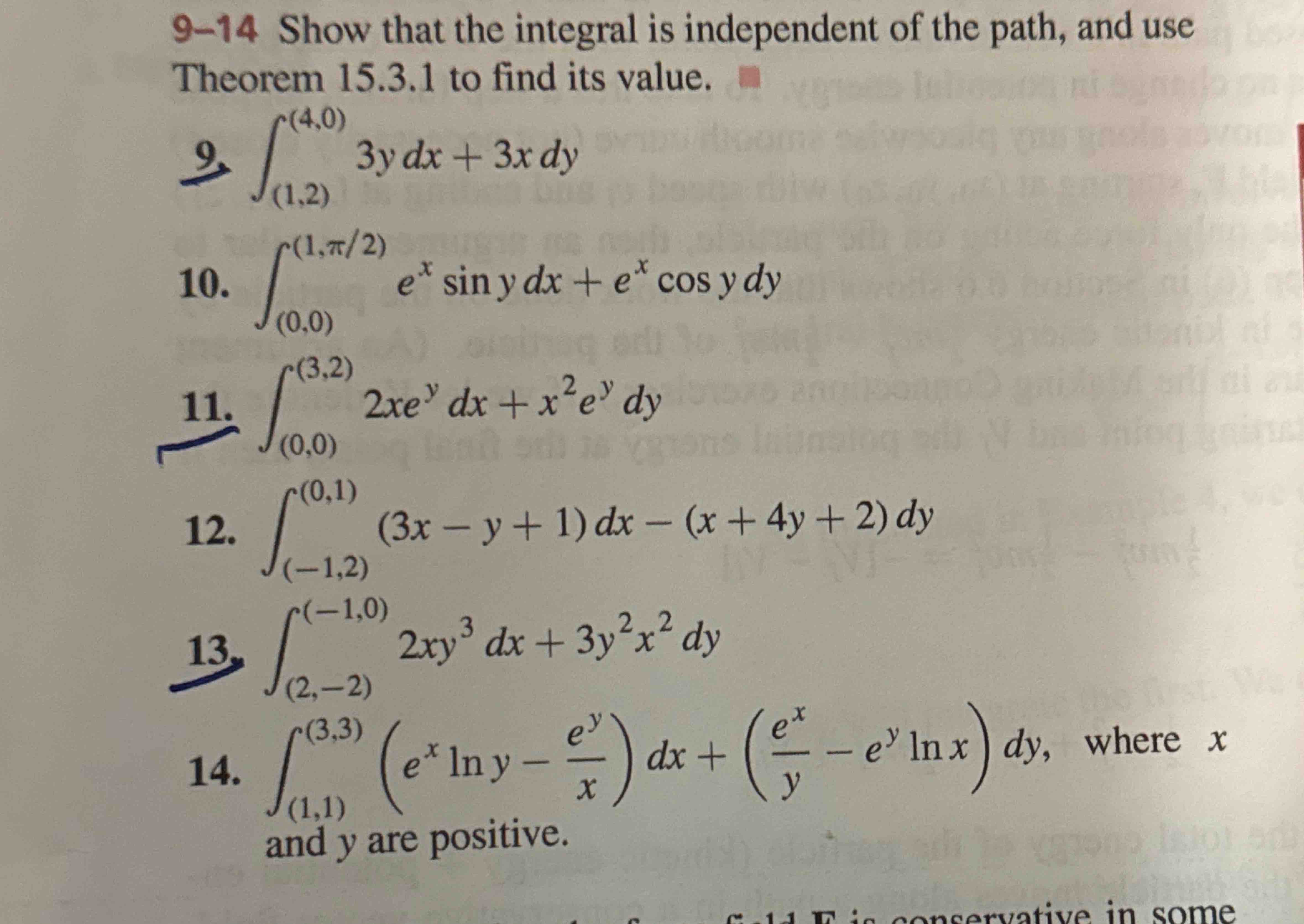 Solved 9-14 ﻿Show that the integral is independent of the | Chegg.com