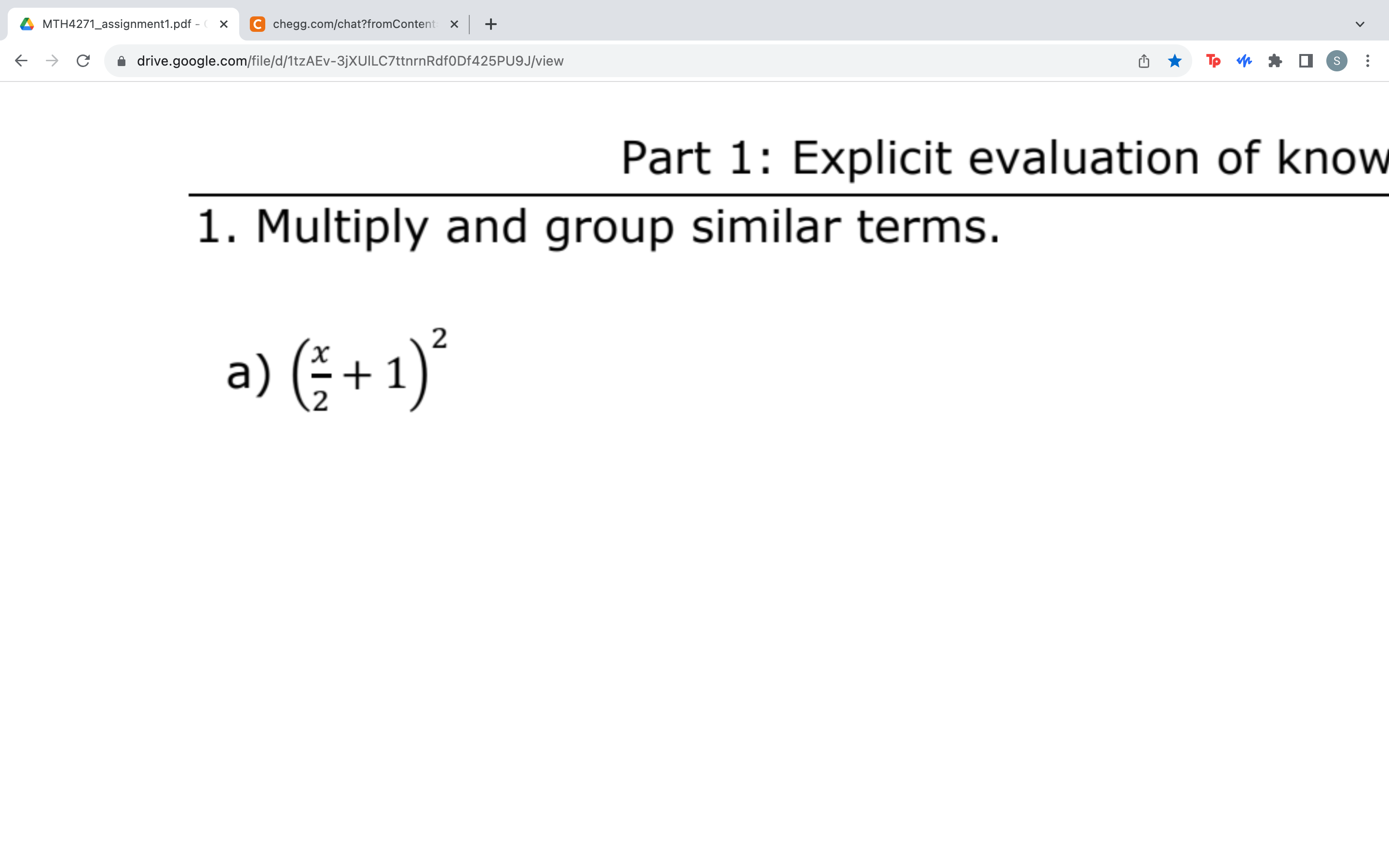 Part 1: Explicit evaluation of knowMultiply and group | Chegg.com