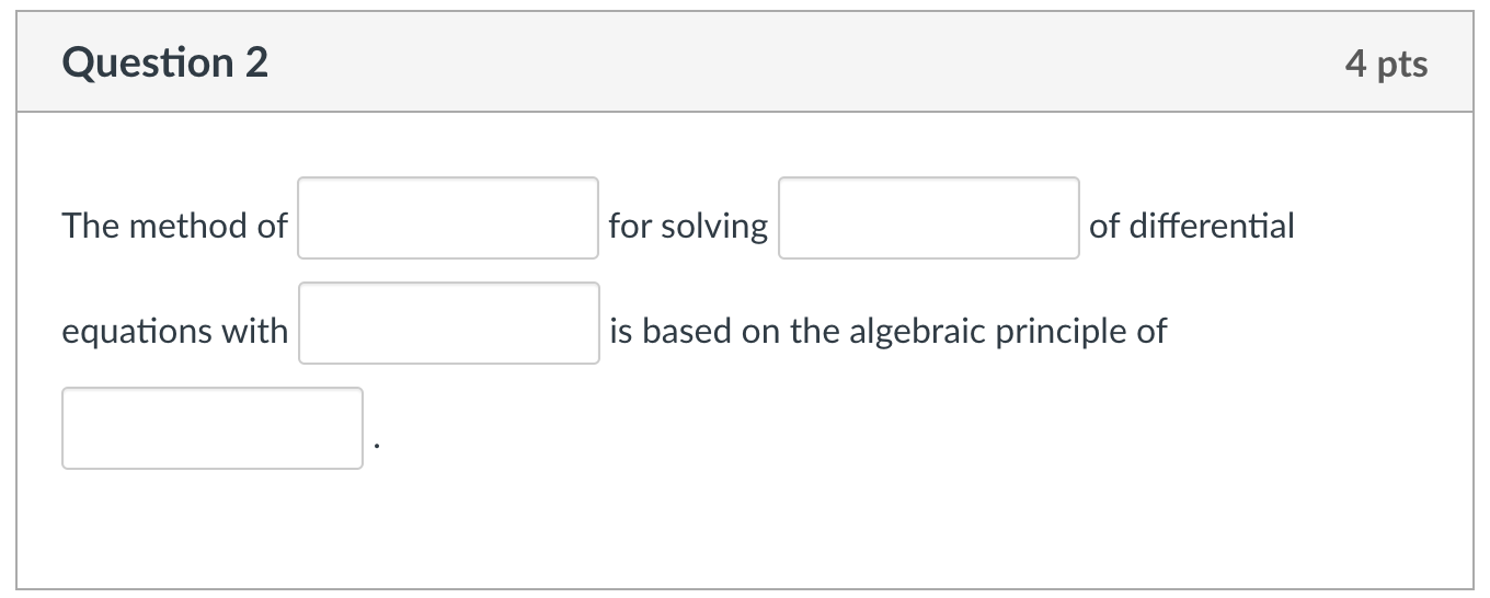 Solved The method of for solving of differential equations | Chegg.com