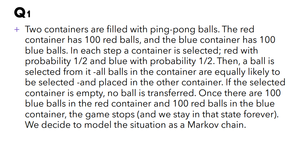 Solved + Two containers are filled with ping-pong balls. The | Chegg.com