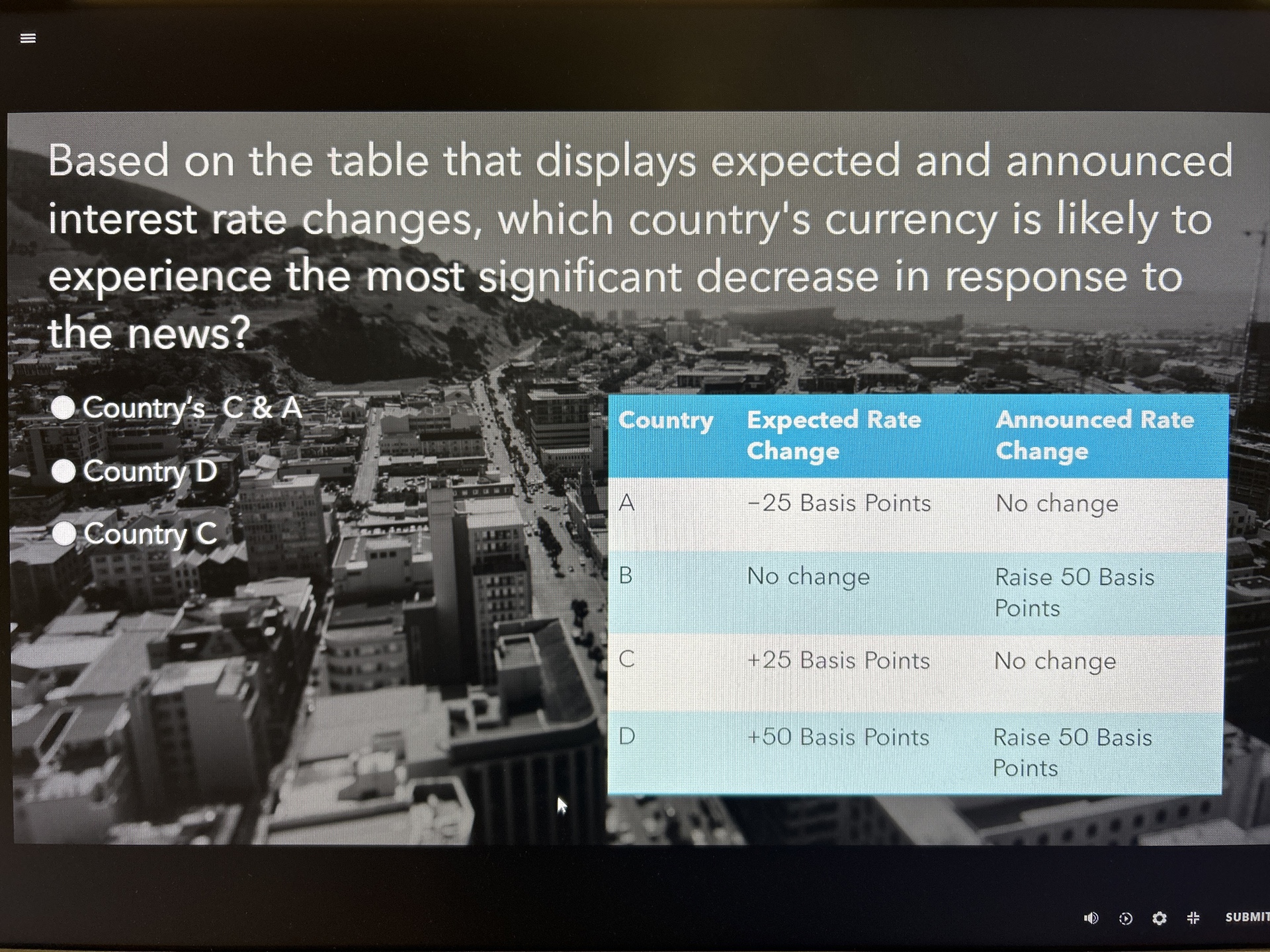 Solved Based on the table that displays expected and | Chegg.com