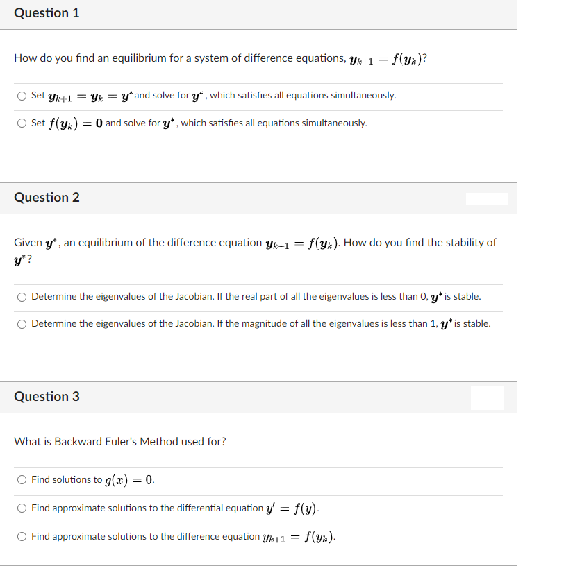 Solved Question 1 How do you find an equilibrium for a | Chegg.com