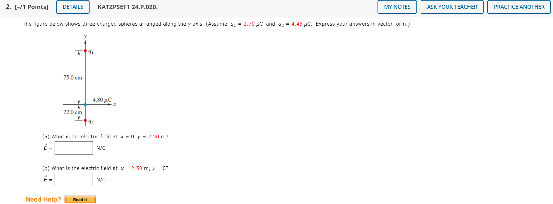 Solved 2. [-/1 Points] DETAILS KATZPSEF1 24.P.020. MY NOTES | Chegg.com