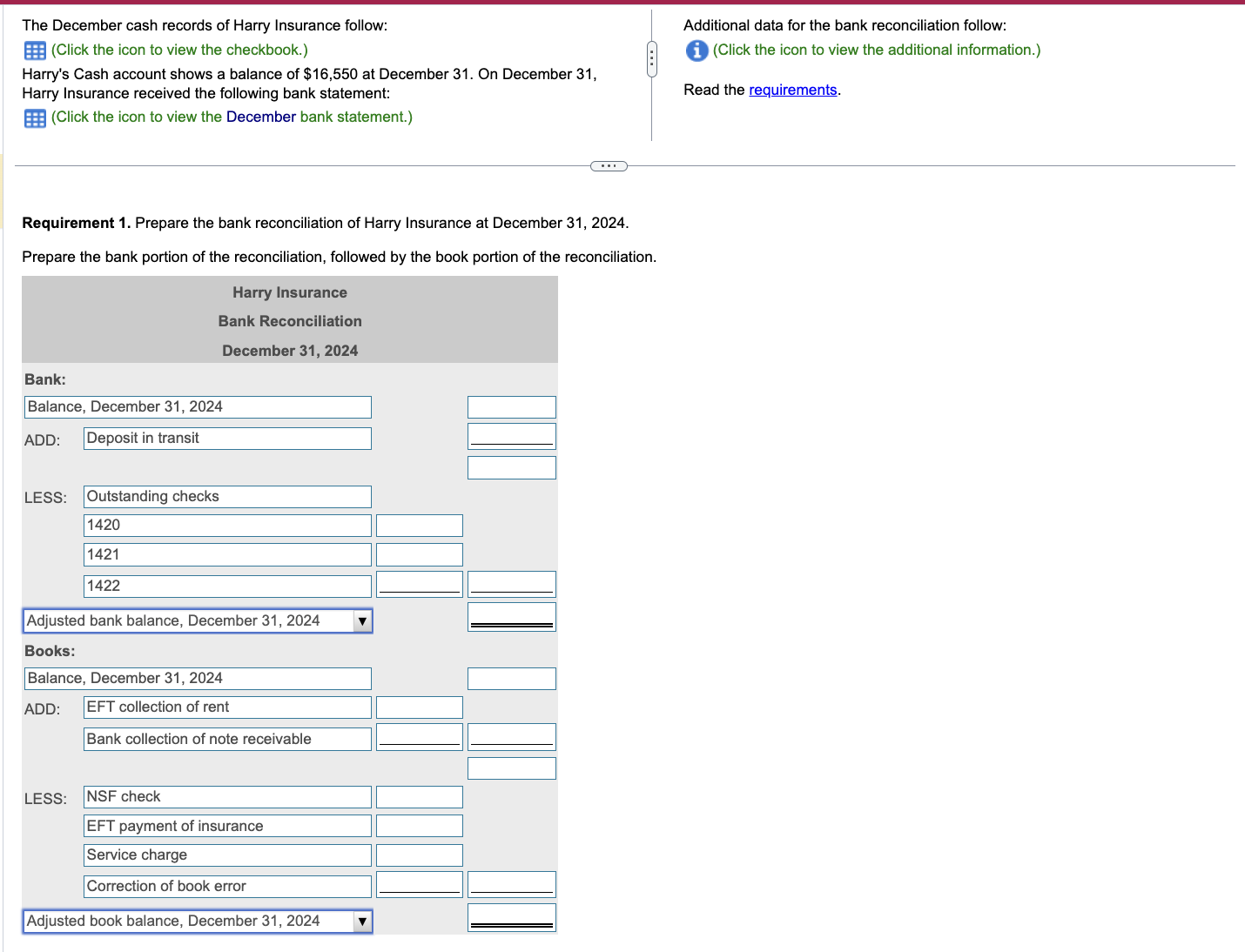 Solved Begin with the EFT collection. Journalize the | Chegg.com