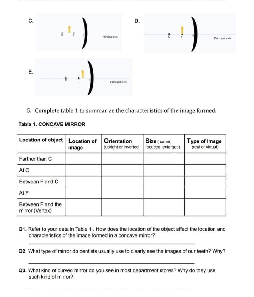 Solved C. D. Principal Principal Atin E. Principal aus 5. | Chegg.com