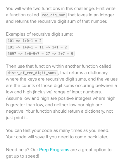 Solved You will write two functions in this challenge. First | Chegg.com