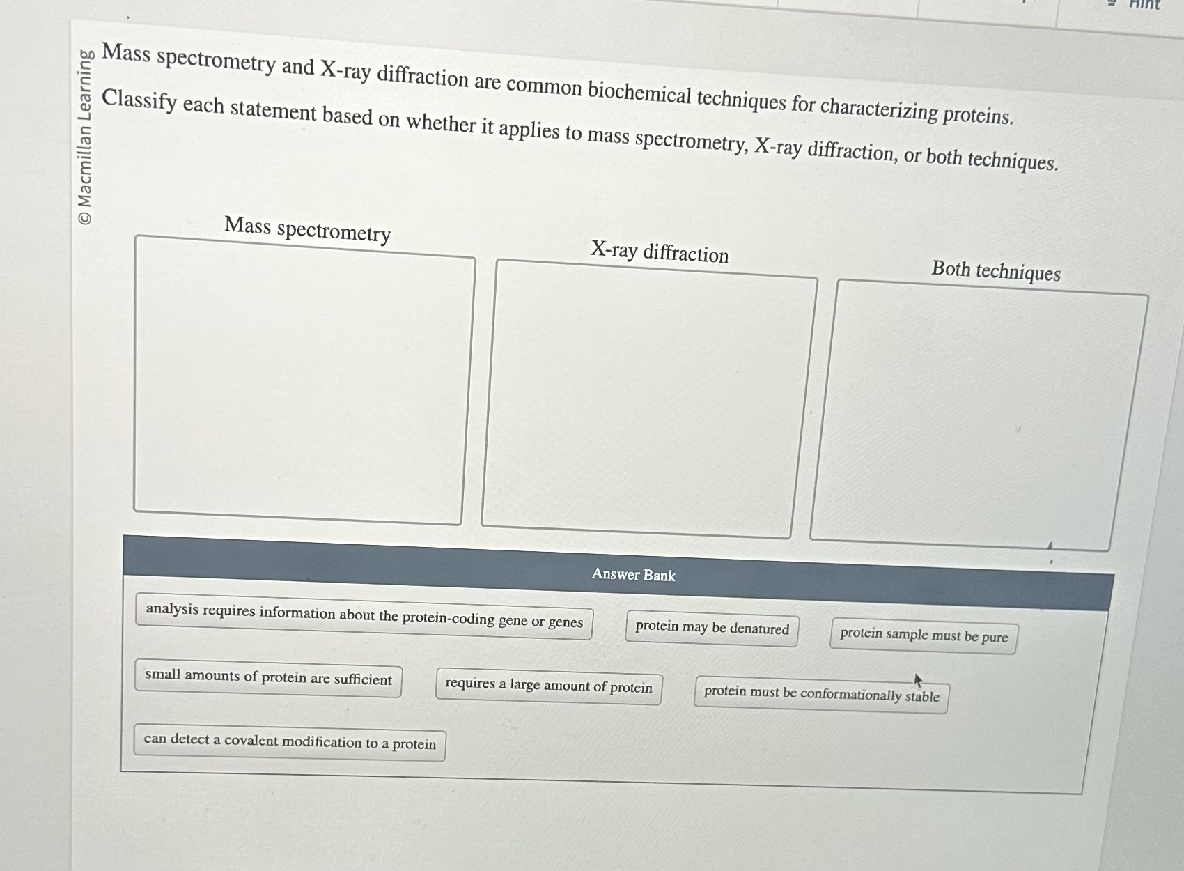 Solved Mass spectrometry and x-ray diffraction are common | Chegg.com