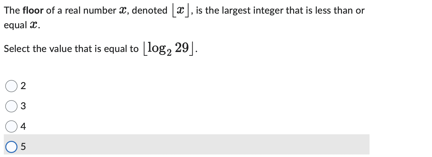 Solved Select the summation expression whose value is | Chegg.com