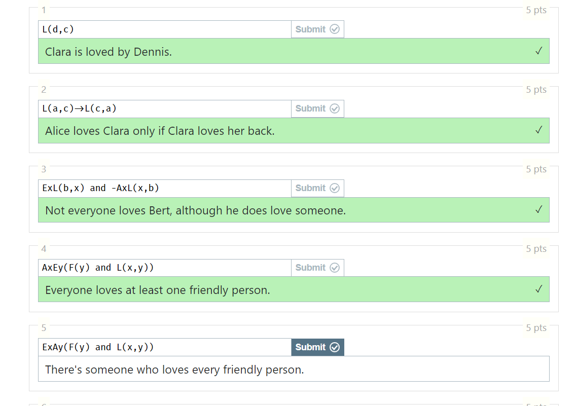 Translate the given English sentences into | Chegg.com