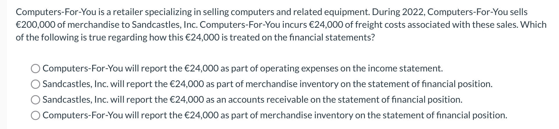 Solved Computers-For-You is a retailer specializing in | Chegg.com