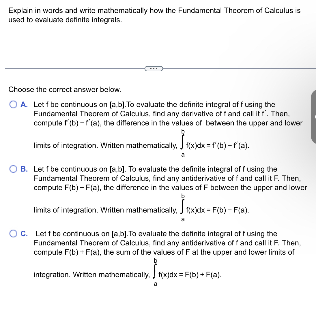 Solved Explain in words and write mathematically how the | Chegg.com