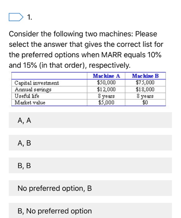 Solved 1. Consider the following two machines: Please select | Chegg.com
