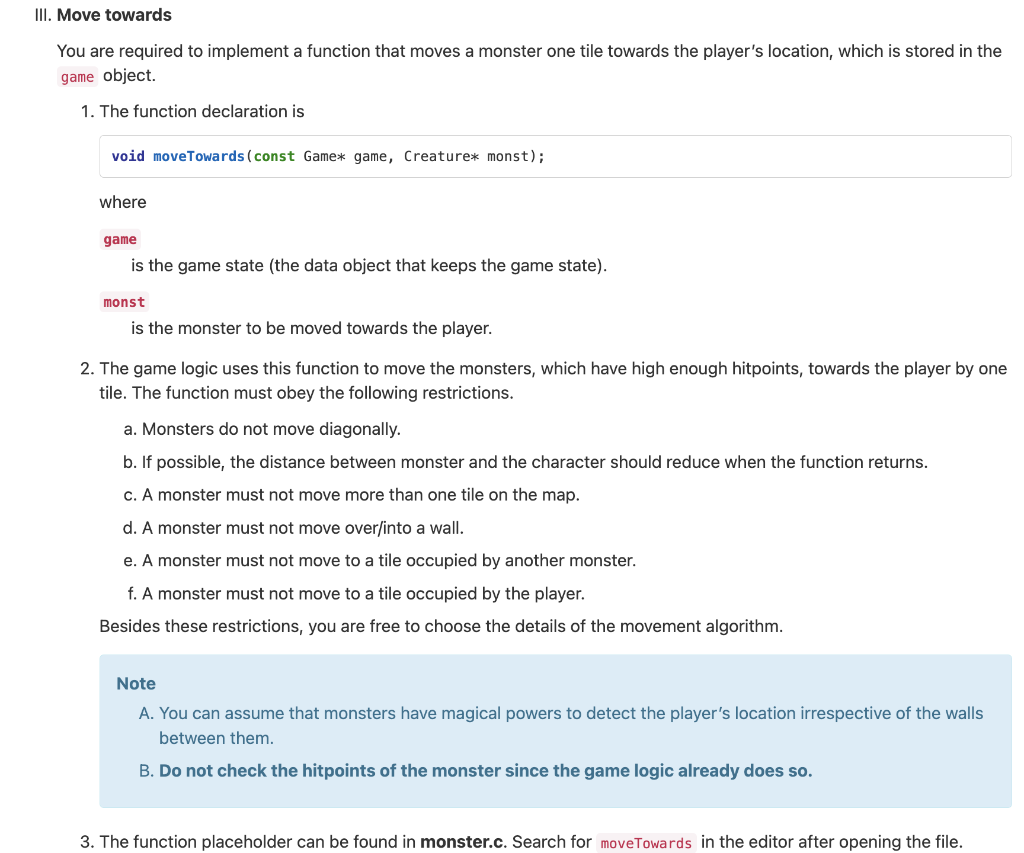 Solved Dungeon game In this task, you are required to | Chegg.com