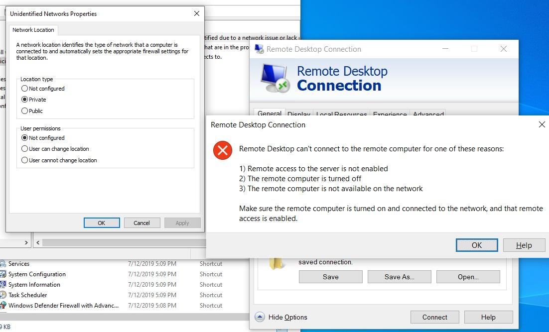 Solved How do I allow remote desktop through firewall | Chegg.com