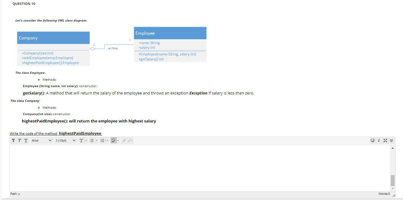 Solved QUESTION 8 Rewrite the following method using | Chegg.com