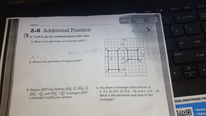 Solved Scan for Multimedia Name: 2-6 Additional Practice In | Chegg.com