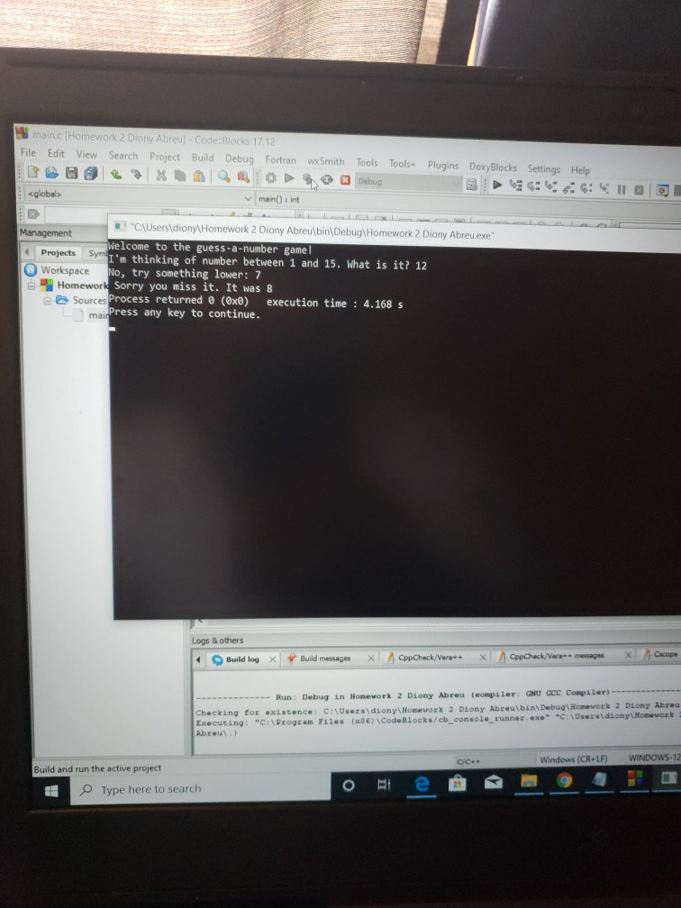 Solved Code:Blocks 17.12 Build Debug Fortran wwSmith Tools | Chegg.com