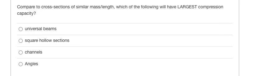 Solved In beam designs, why do we check if a beam section is | Chegg.com
