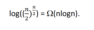 Solved log((2n)2n)=Ω(nlogn) | Chegg.com