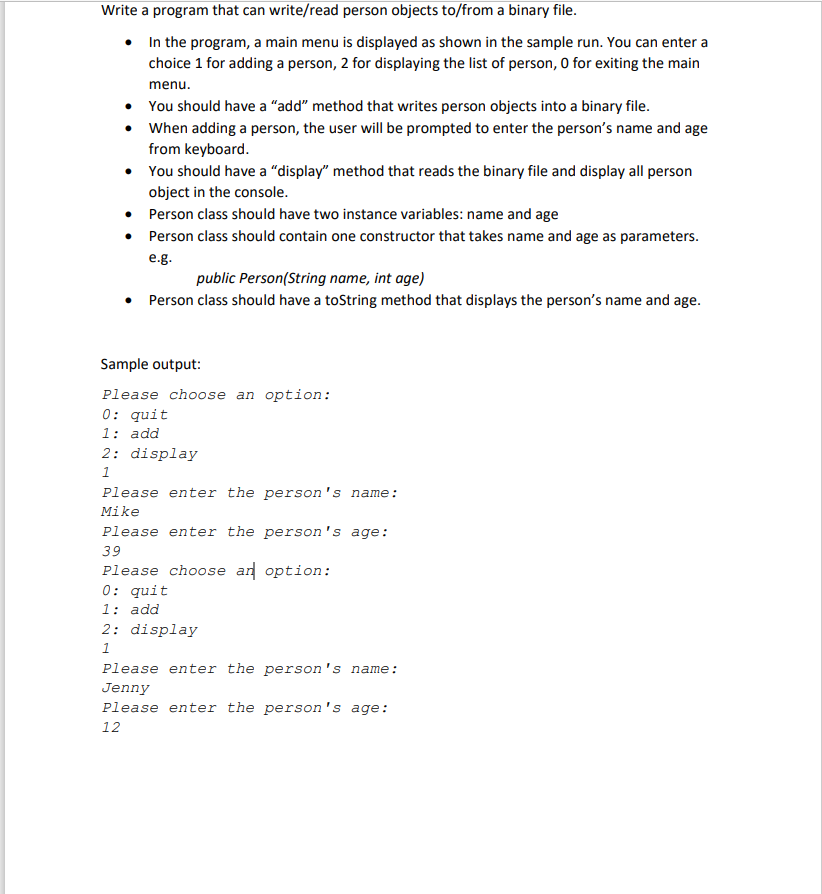 Solved need help writing this code and testing in my | Chegg.com