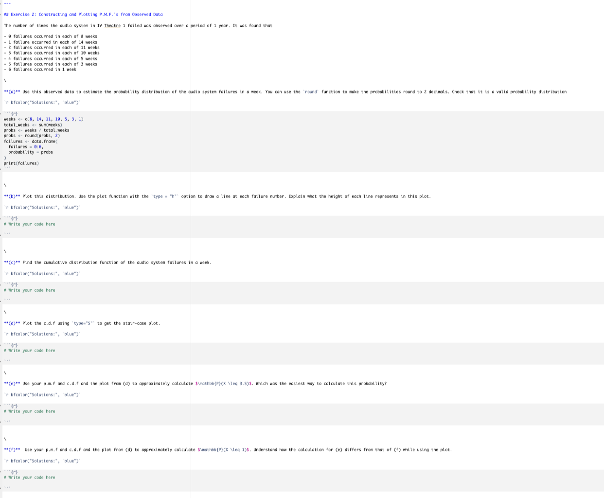 Solved please answer questions B - ﻿F they are all one | Chegg.com