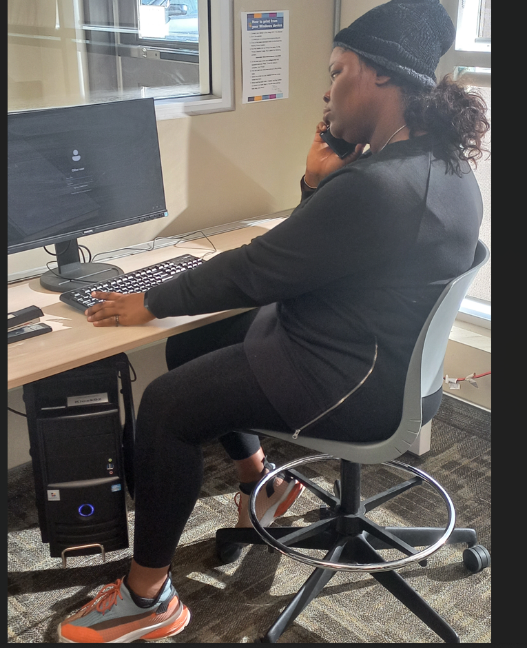 Solved Identify a worker at work using a computer | Chegg.com