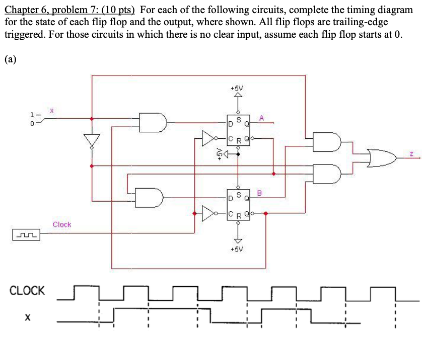 Solved Chapter 6, problem 7: (10 pts) For each of the | Chegg.com