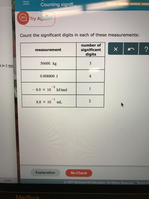 Solved Counting signifi Try Ag Count the significant digits | Chegg.com