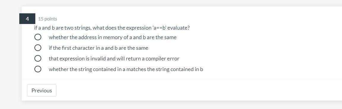 Solved 3 15 points How do you declare a 10-character string | Chegg.com