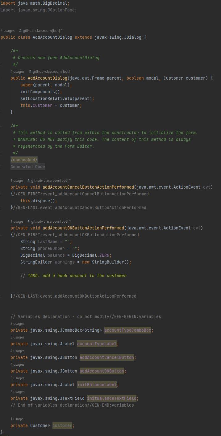 Solved import java.math.Bigdecimal; import java.util.List; | Chegg.com
