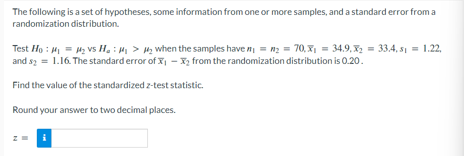 The Following Is A Set Of Hypotheses Some