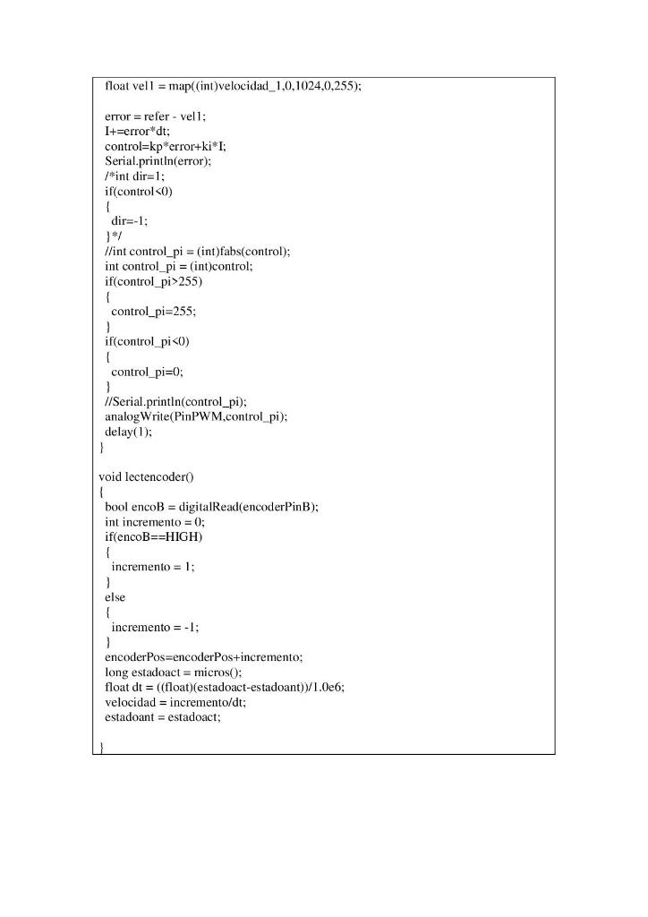 Solved Develop in Arduino one with PID programming a circuit | Chegg.com