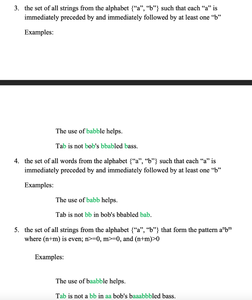 Solved 3. Regular Expressions (20 points) Write regular | Chegg.com Solved 3. Regular Expressions (20 points) Write regular | Chegg.com