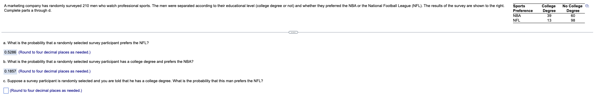Solved a. What is the probability that a randomly selected | Chegg.com