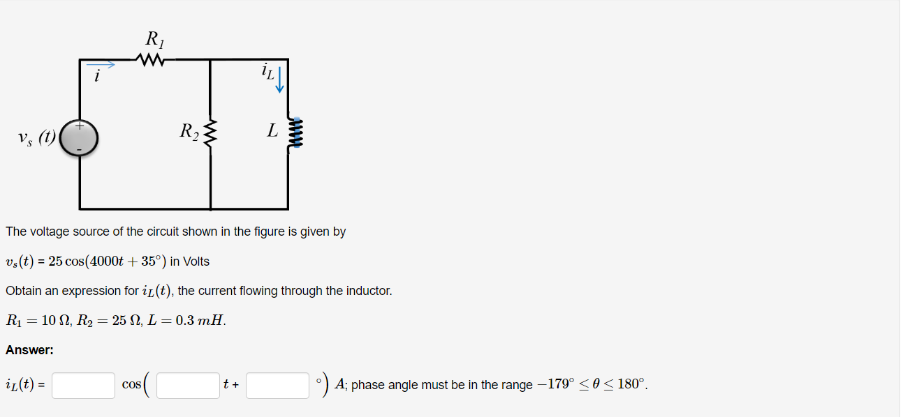 Solved The voltage source of the circuit shown in the figure | Chegg.com